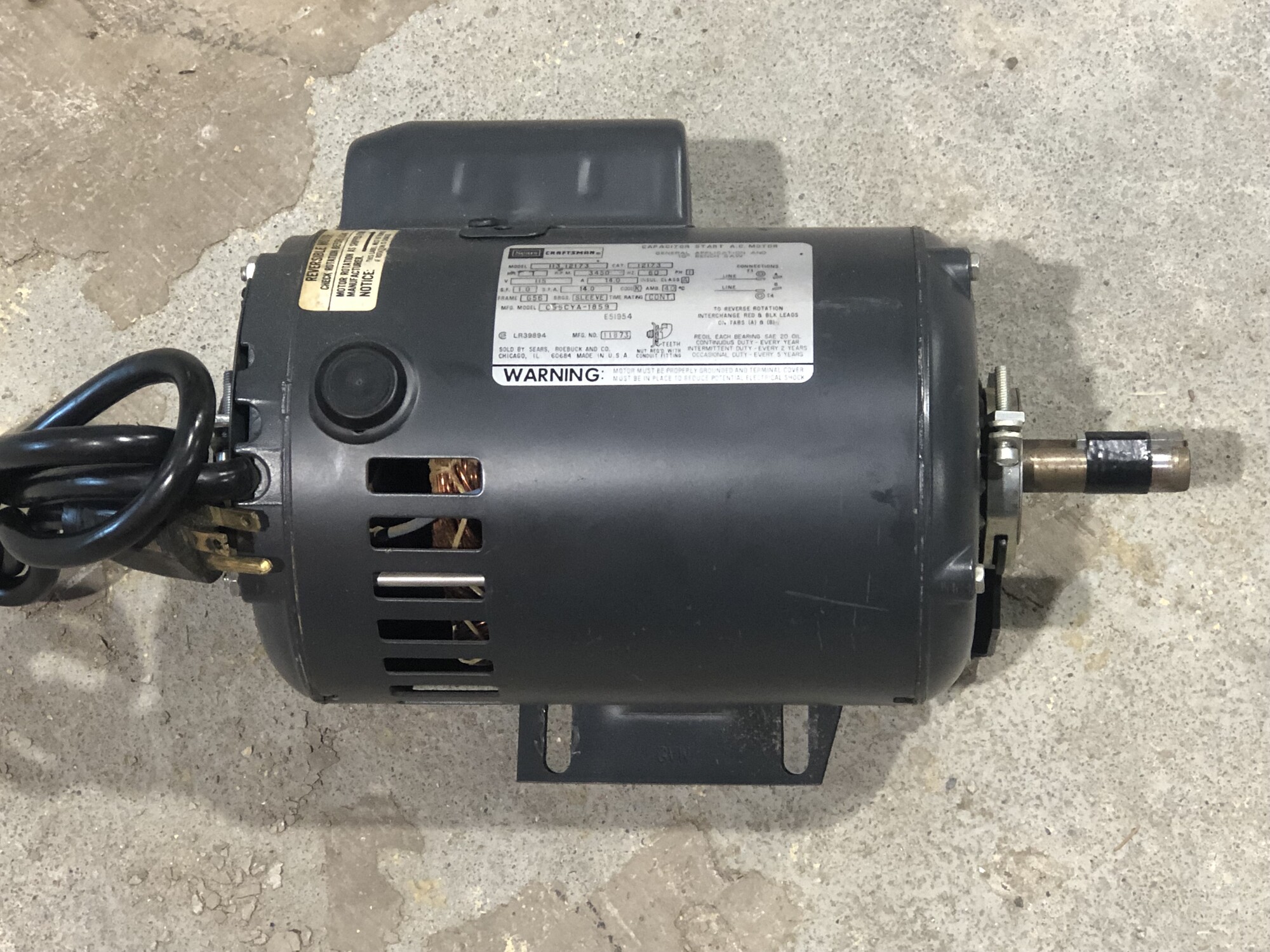 Capacitor Start Motor | The TOOL CONSIGNMENT® Store