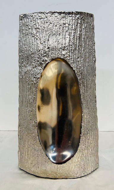 Metal Texture Oval Indent | Consign Home Couture